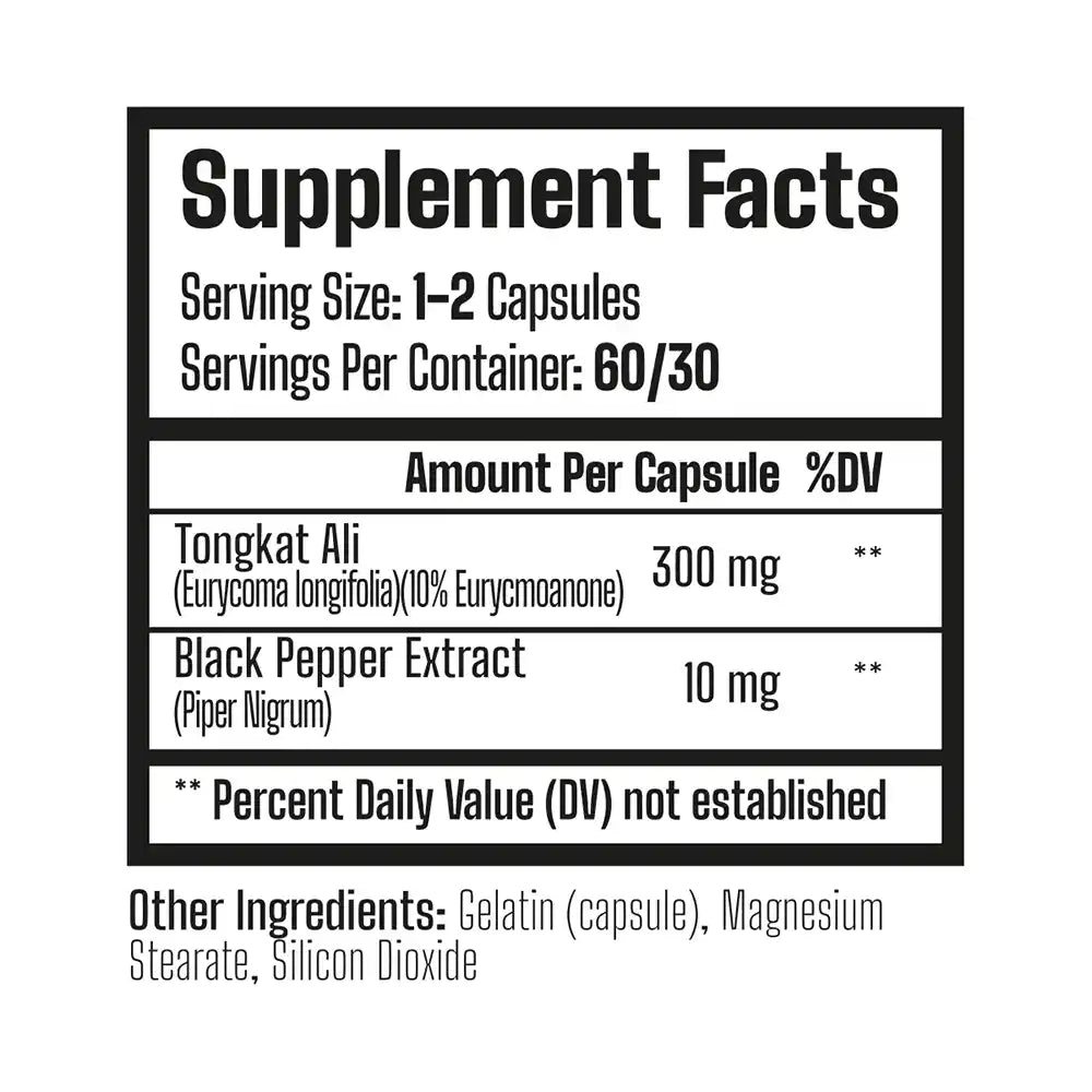 Muscle Rage - Tongkat Ali - 60 Capsules – Performance supplements